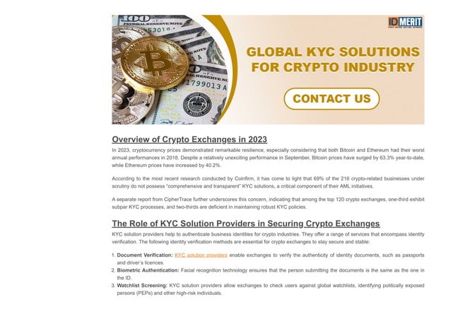 A Comprehensive Guide of KYC in Crypto Exchanges in 2023.pdf