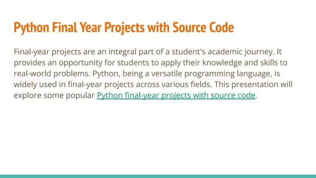 A Comprehensive Guide of Python Final Year Projects with Source Code.pdf