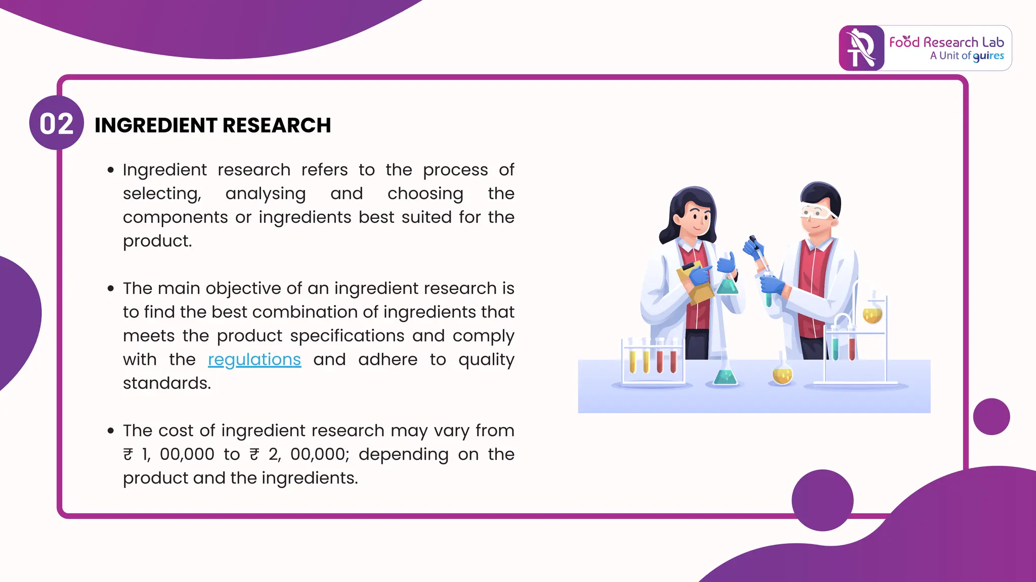 The cost of new product development in Guires FRL | PPT
