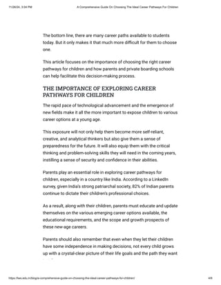 A Comprehensive Guide On Choosing The Ideal Career Pathways For ...