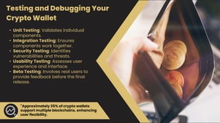 A Comprehensive Guide on Crypto Wallet Development by Intelisync | PPTX