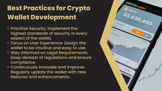 A Comprehensive Guide on Crypto Wallet Development by Intelisync | PPTX