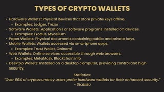 A Comprehensive Guide on Crypto Wallet Development by Intelisync | PPTX | Databases | Computer ...