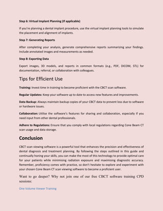 A Comprehensive Guide on How to Use Dental CBCT Scan Viewing Software ...