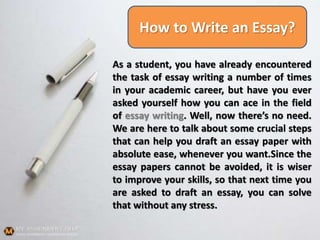 The Art of Writing a Perfect Essay | PPT