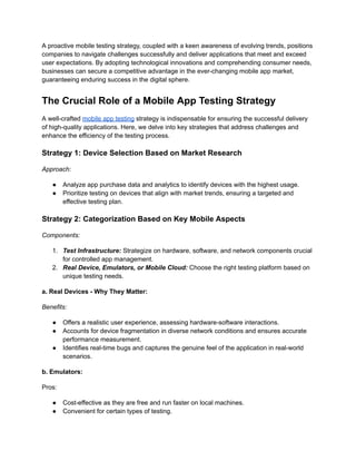 A Comprehensive Guide on Implementing Real-World Mobile Testing ...