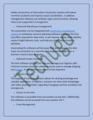 A Comprehensive Guide on Marine Management Software.pdf | Operating ...