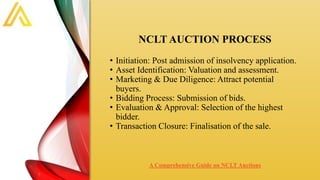 A Comprehensive Guide on NCLT Auctions| Ancoraa Resolution | PPT