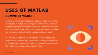 A comprehensive guide on the uses of MATLAB | PPT