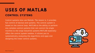 A comprehensive guide on the uses of MATALAB | PPT