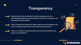 A Comprehensive Guide on Tokenization - 101Blockchains | PDF