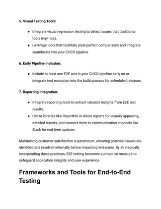 A Comprehensive Guide to Accelerate and Strengthen Your End-to-End ...