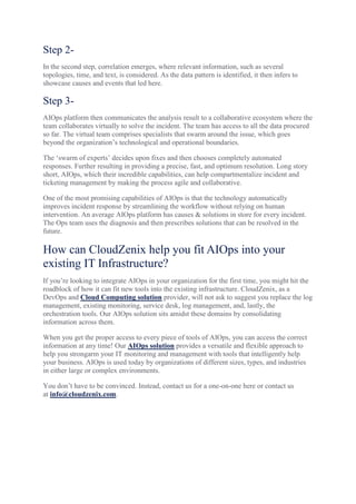 A Comprehensive Guide to AIOps Integration in Organizations | PDF