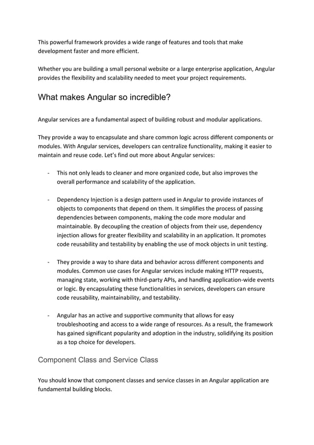 Angular for Beginners: A Comprehensive Guide | DOCX