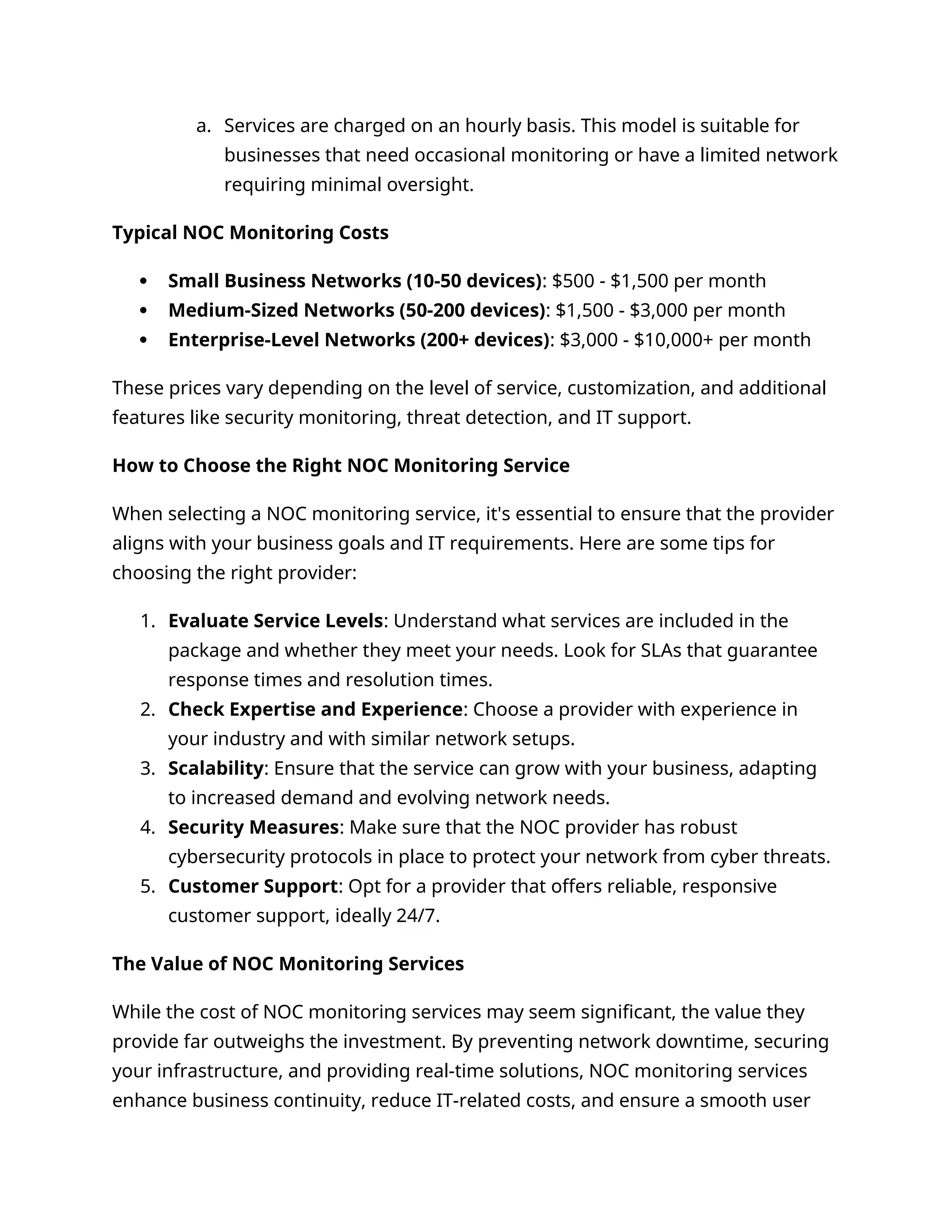 A Comprehensive Guide to Costs and Value with NOC Monitoring Services at AI-NOC.docx
