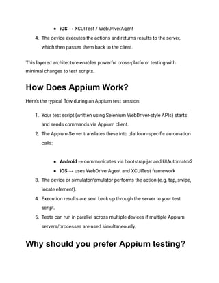 A Comprehensive Guide to Cross-Platform Mobile Test Automation Using ...