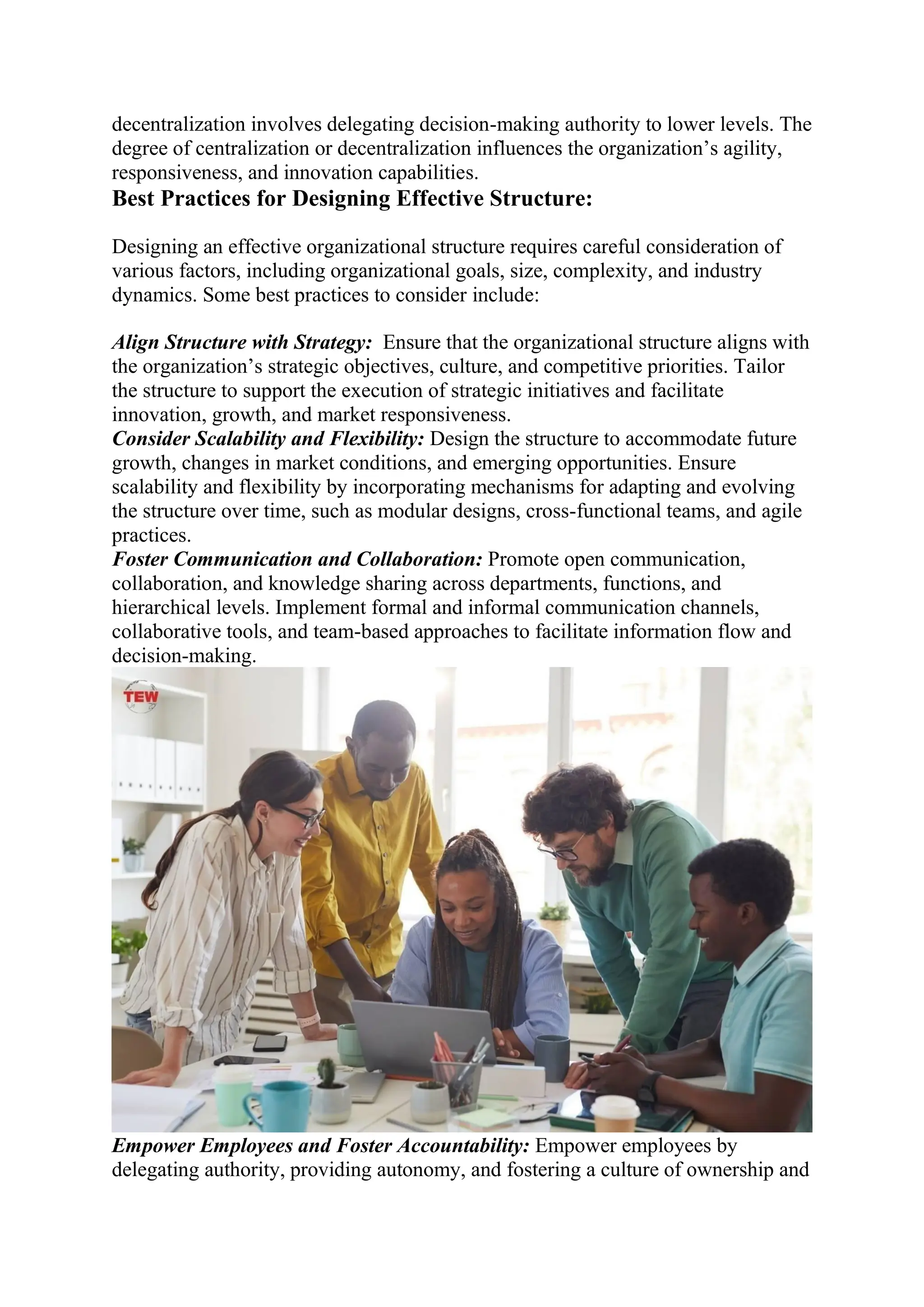 Designing Effective Systems at Organizational Structure | The ...