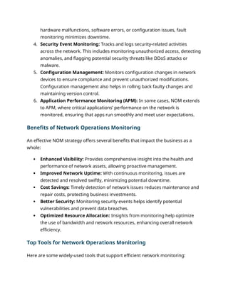 A Comprehensive Guide to Ensuring Optimal Network Health with Network Operations Monitoring in ...