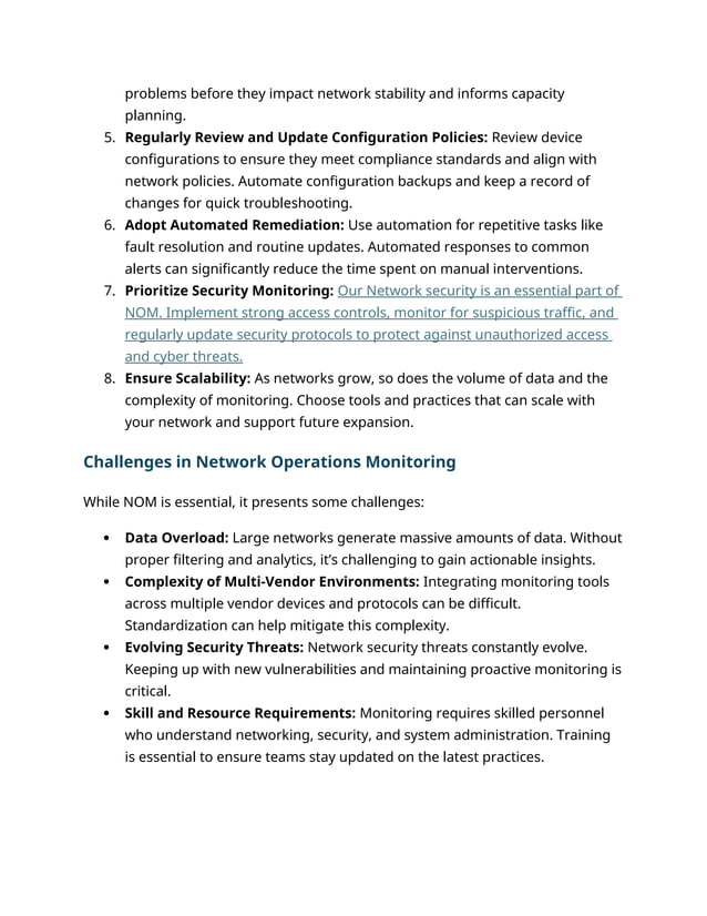 A Comprehensive Guide to Ensuring Optimal Network Health with Network ...