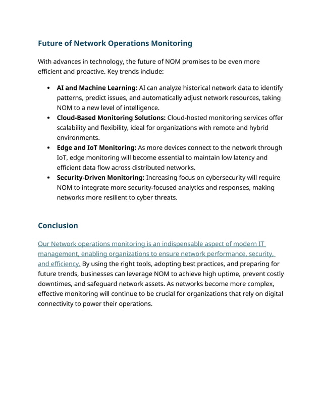 A Comprehensive Guide To Ensuring Optimal Network Health With Network Operations Monitoring In