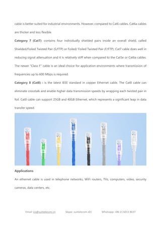 A Comprehensive Guide to Ethernet Cable | PDF