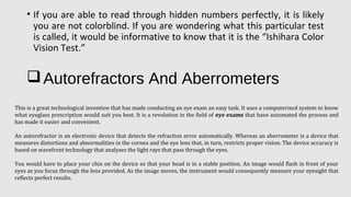 A Comprehensive Guide to Eye Tests Conducted During an Eye | PPT