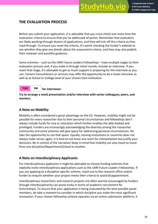 A Comprehensive Guide To Fellowship Applications | PDF