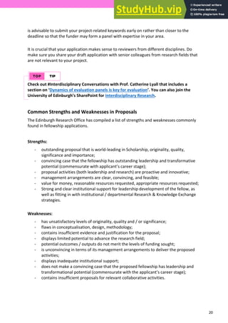 A Comprehensive Guide To Fellowship Applications | PDF