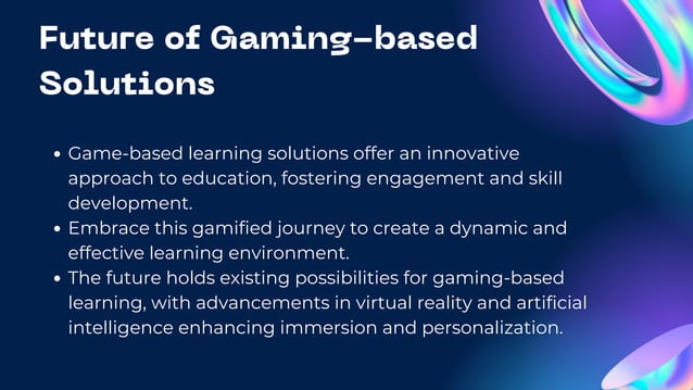 A Comprehensive Guide to Game-Based Learning Solutions | PDF