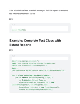 A Comprehensive Guide to Generating Extent Reports in Selenium.pdf