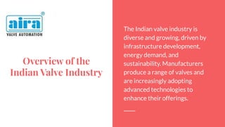A Comprehensive Guide to Indian Valve Manufacturers | PDF