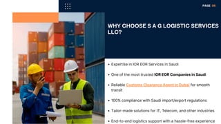 A comprehensive guide to IOR EOR services in Saudi | PDF