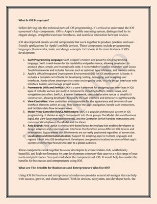 A Comprehensive Guide to iOS Development-Creating Outstanding Apps for ...