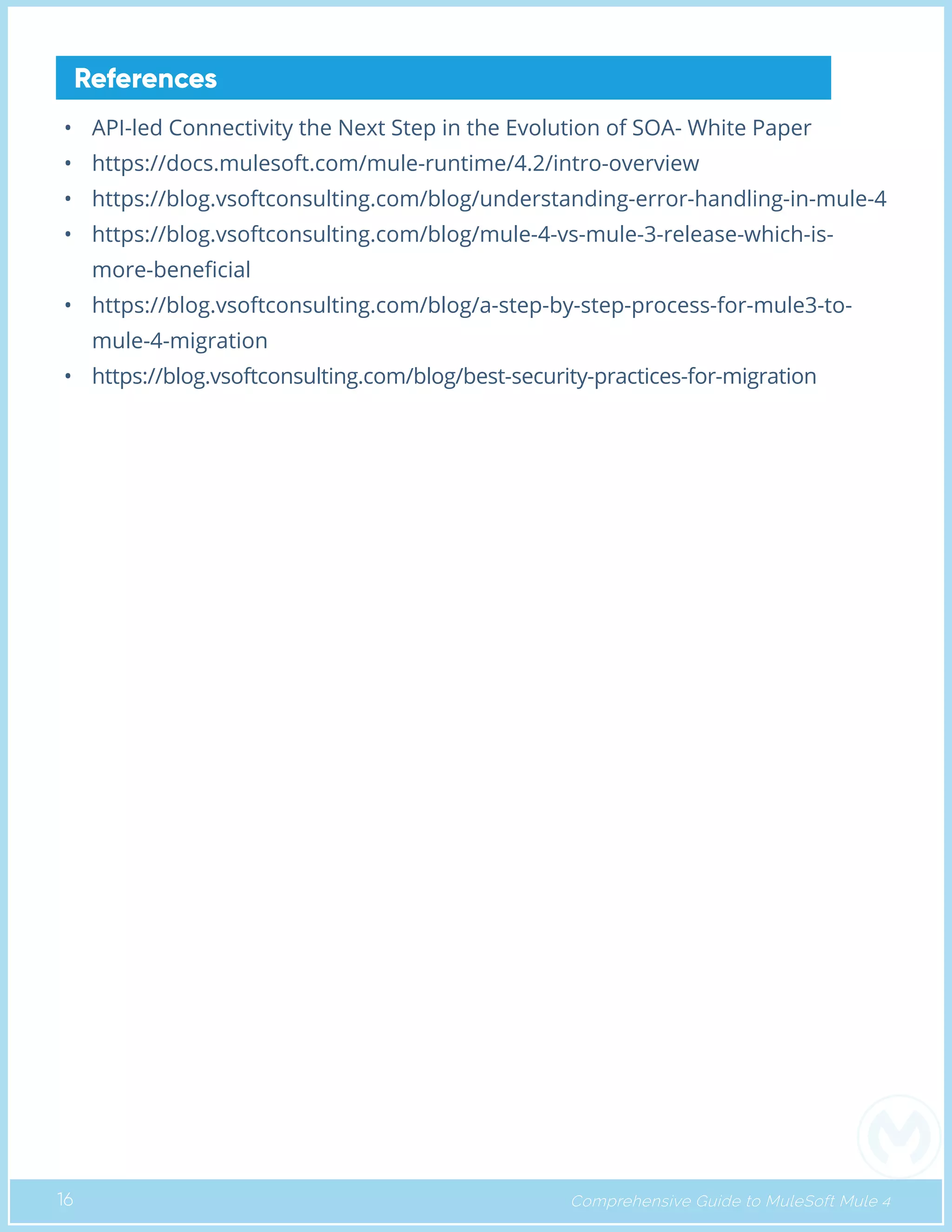 A comprehensive guide to mule soft mule 4 | PDF