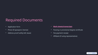 A Comprehensive Guide to Obtaining a Migration Certificate | PPTX