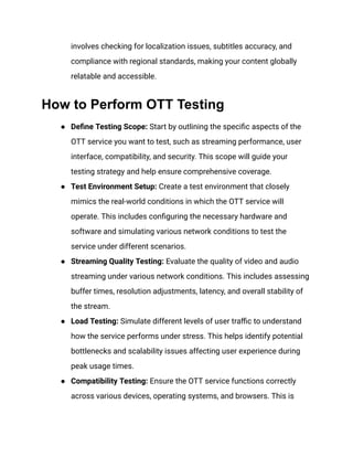 A Comprehensive Guide to OTT Testing_ Benefits, Challenges and Their ...