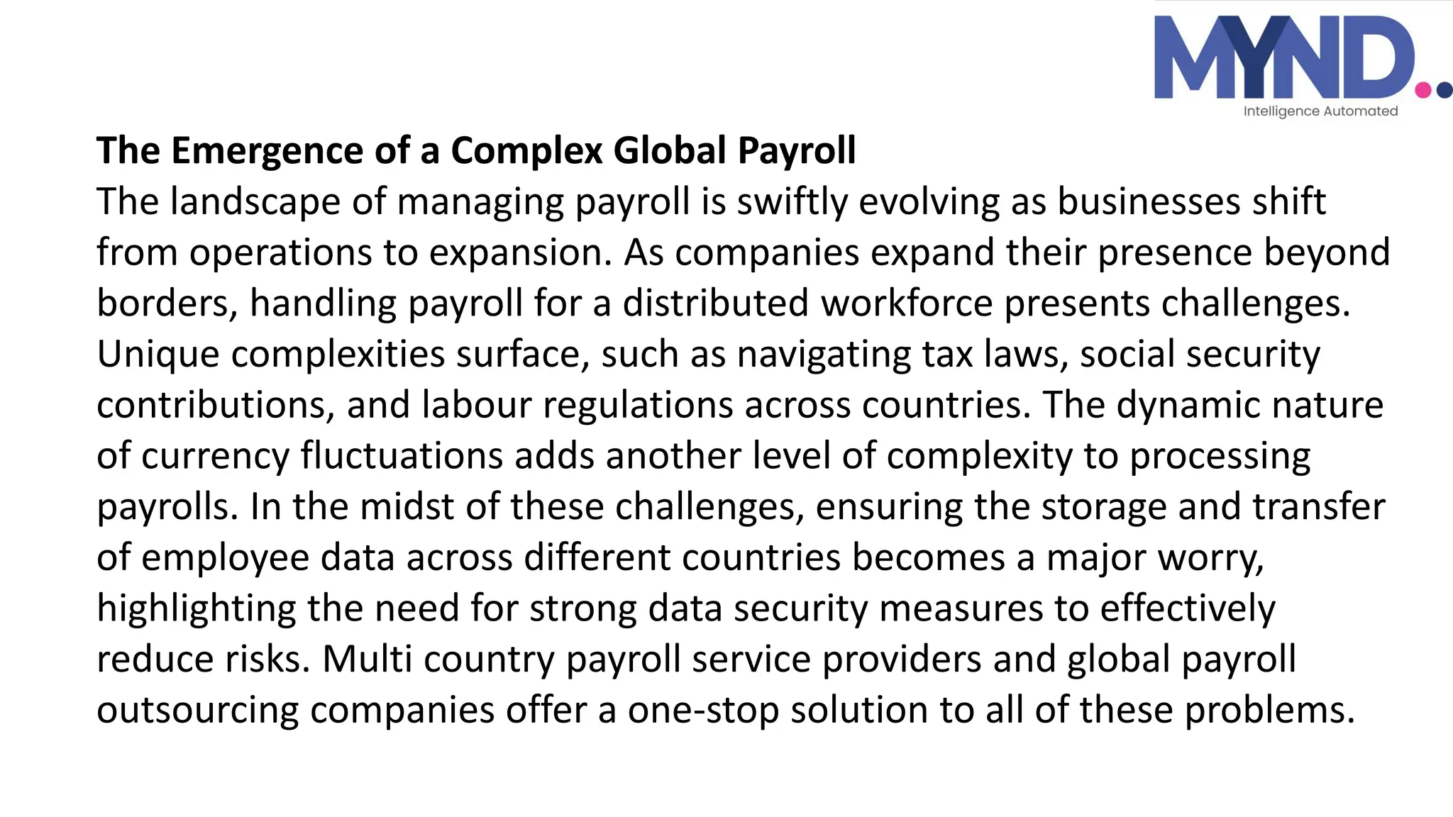 A Comprehensive Guide to Payroll Outsourcing | PPTX