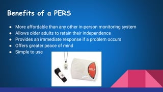 A comprehensive guide to personal emergency response system (pers) | PPT