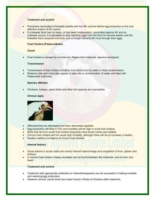 A Brief Guide to Poultry Diseases Management | PDF