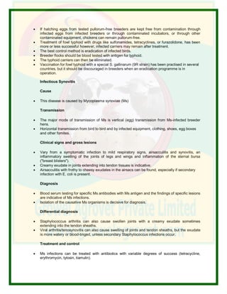 A Brief Guide to Poultry Diseases Management | PDF