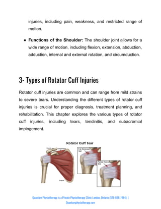 A Comprehensive Guide to Rotator Cuff Injuries | PDF
