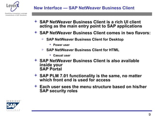 A comprehensive guide to SAP PLM 7.01