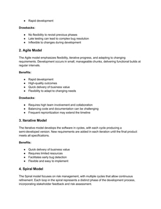 A Comprehensive Guide to Selecting the Best SDLC Model for Seamless ...
