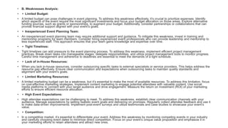 A Comprehensive Guide to SWOT Analysis for Event.pptx