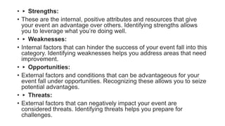 A Comprehensive Guide to SWOT Analysis for Event.pptx
