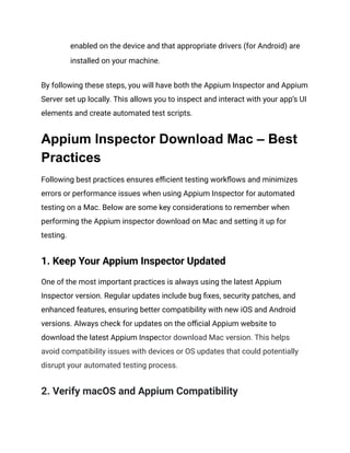 A Comprehensive Guide to Using Appium Inspector for Automated Mobile ...