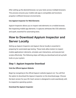 A Comprehensive Guide to Using Appium Inspector for Automated Mobile ...