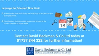 A Comprehensive Guide to Voluntary National Insurance Contributions | PPT