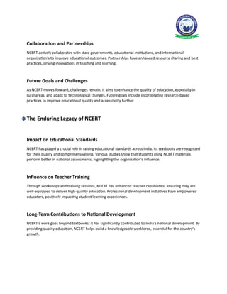 A Comprehensive History of NCERT||Khan Global Studies | PDF