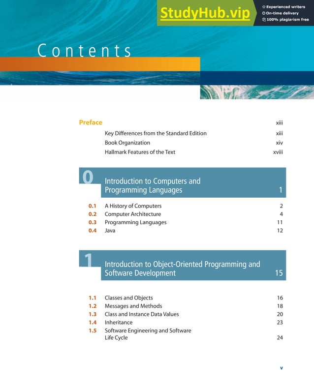 A Comprehensive Introduction To Object Oriented Programming With Javapdf 4809